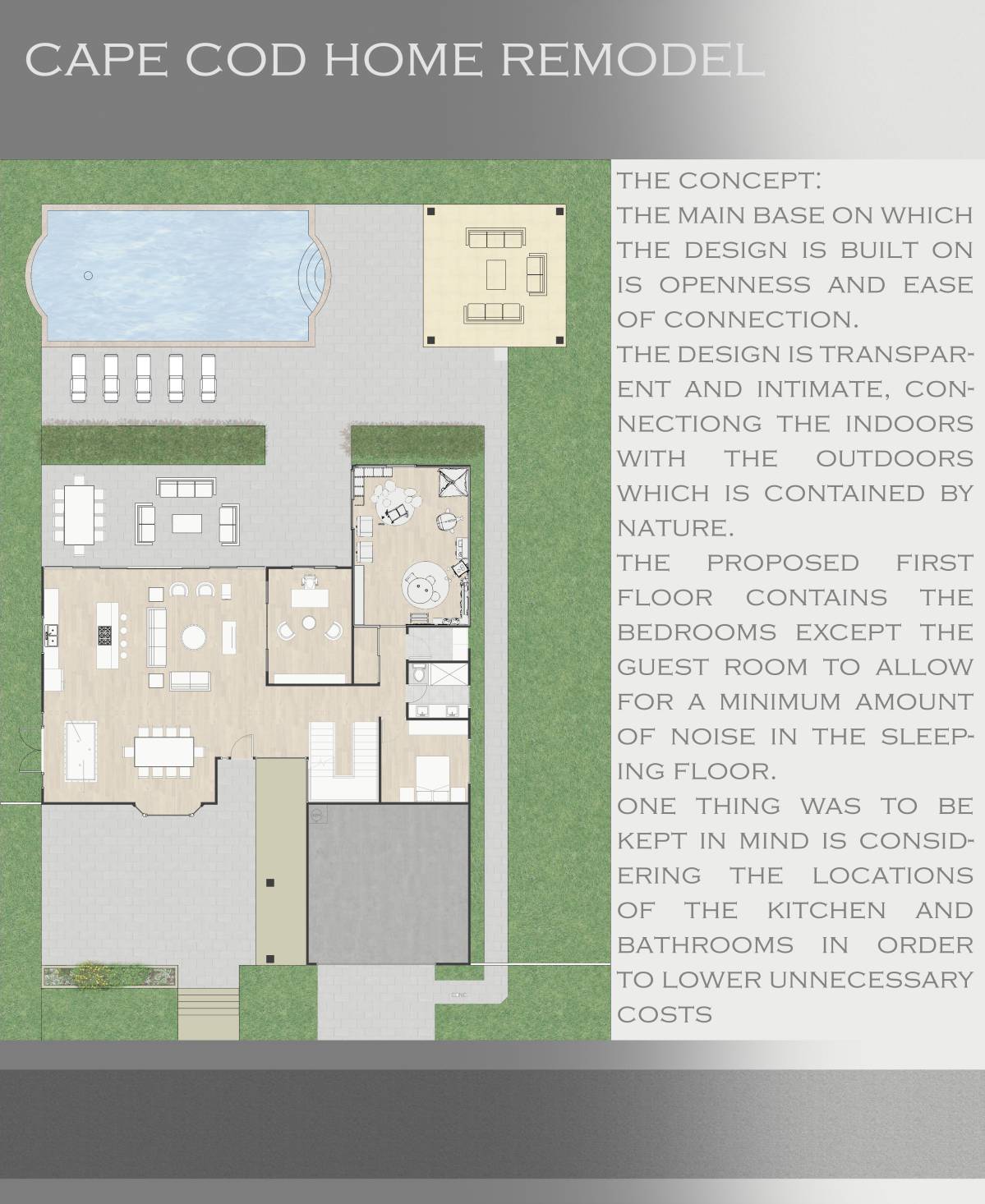 Design project for Cape Cod Home Remodel in United States | Arcbazar