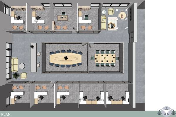 Design project for New Floorplan for Law Office in United States | Arcbazar