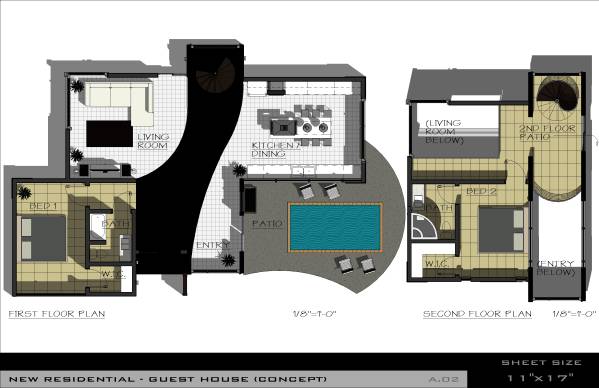 Design project for Guest House in United States | Arcbazar