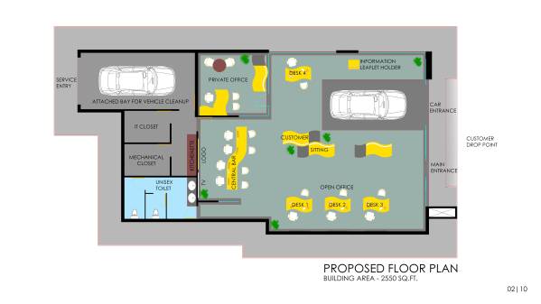 Design project for Small Modern Dealership in United States | Arcbazar