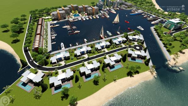 Design project for Conceptual Renderings Mixed Use Marine Harbour in ...