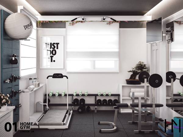 Design project for Turn study and store room into Home Gym in United ...