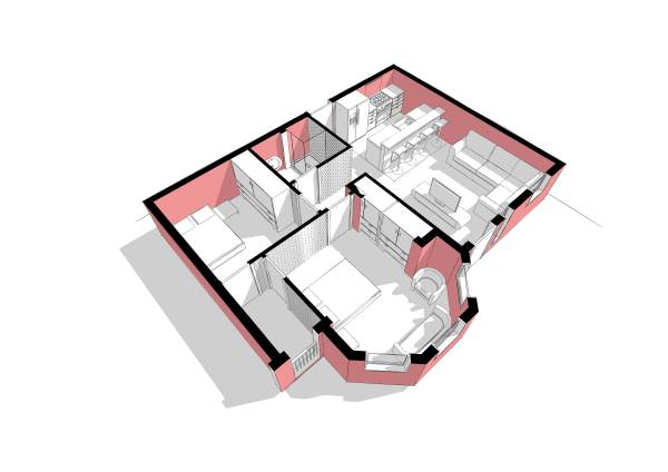 Design project for Redesign Apartment Layout in Bahamas | Arcbazar