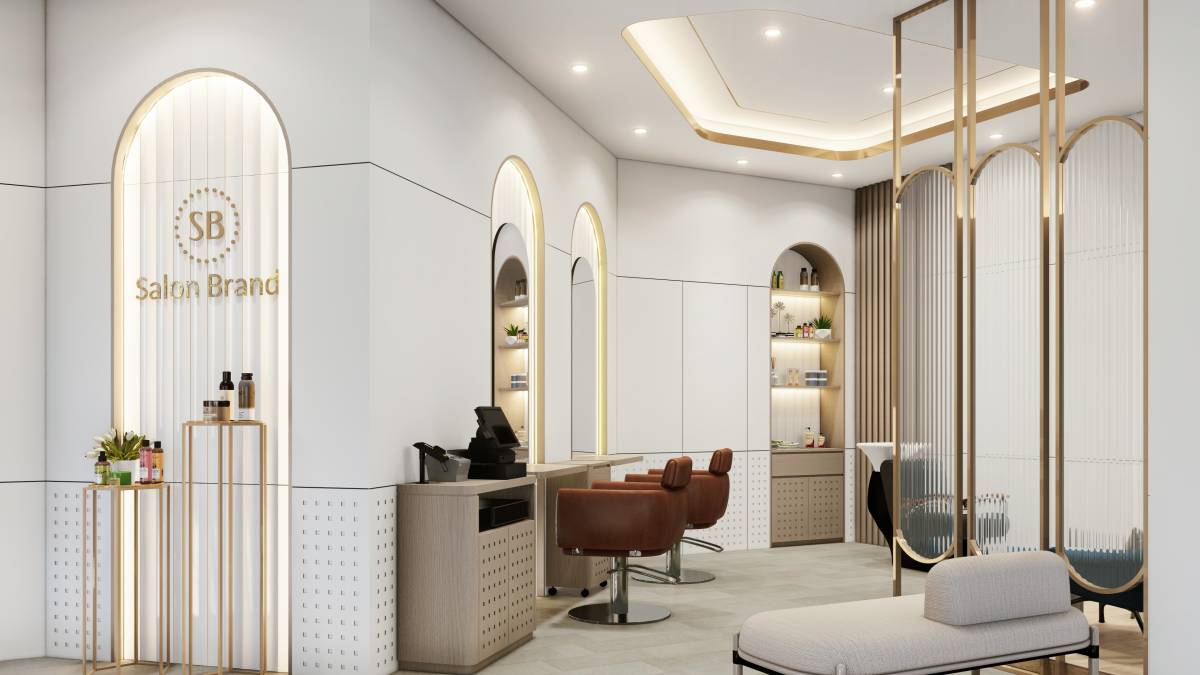Design project for Hair Salon Rendering in United States | Arcbazar