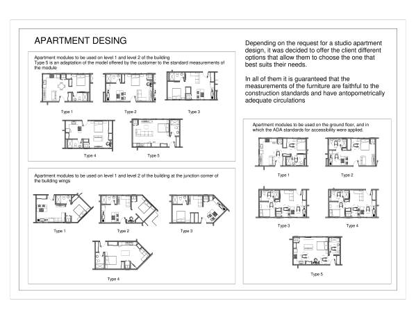 Design project for Main Lake Studio Apartments in United States | Arcbazar