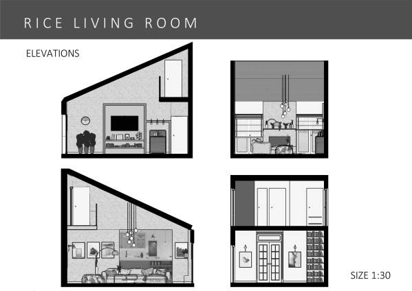 Design project for Rice Living Room in United States | Arcbazar