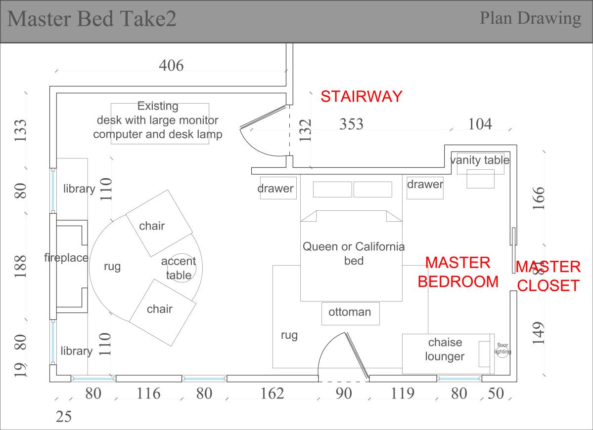 Design project for Master Bed Take2 in United States | Arcbazar