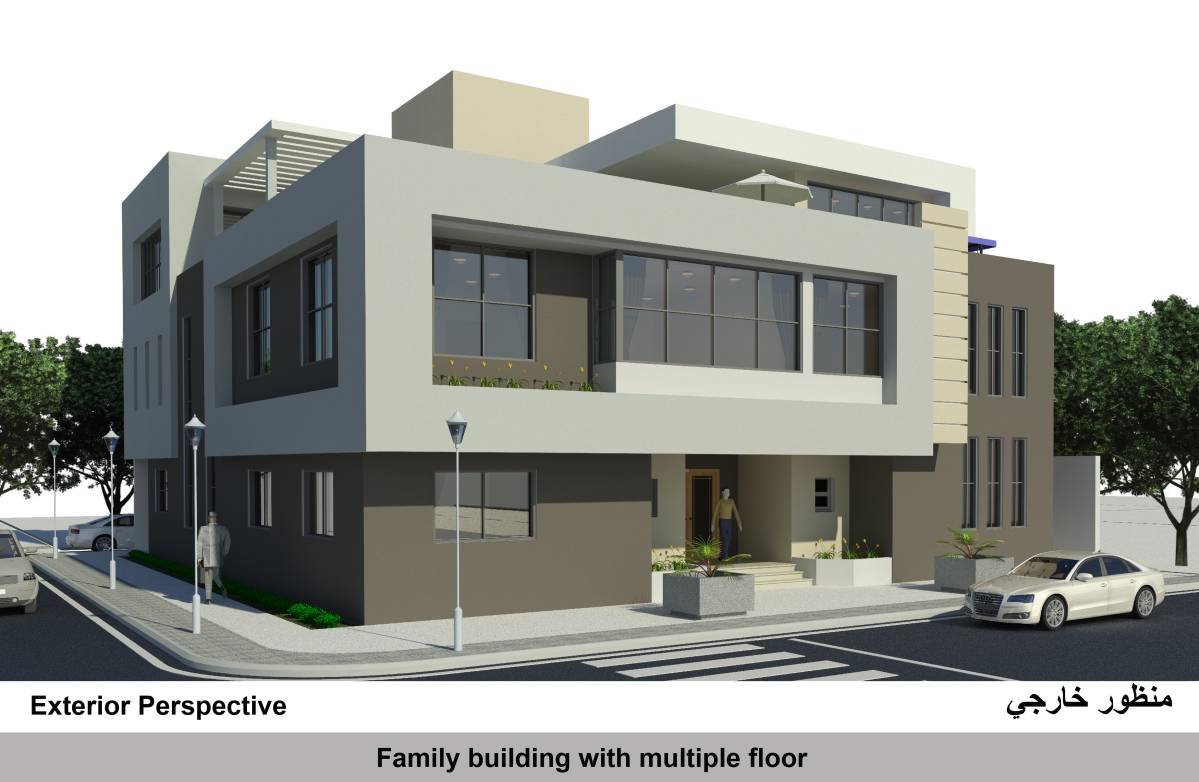 Design project for Family building with multiple floor in Saudi Arabia ...
