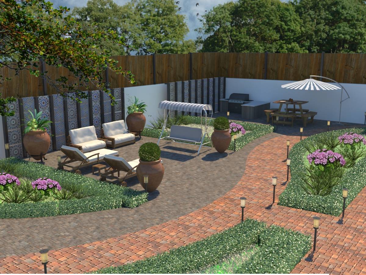 Design project for BackYard Wall Concept in United States | Arcbazar