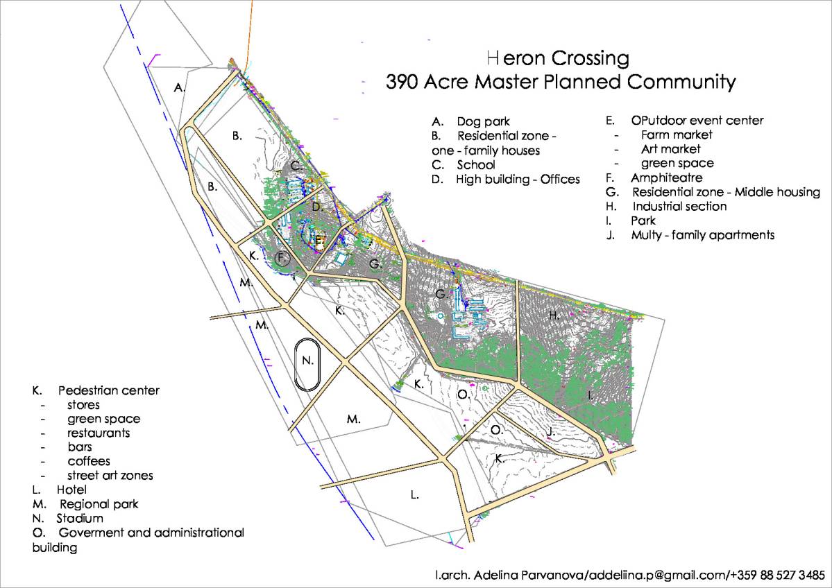 Design project for Heron Crossing- 390 Acre Master Planned Community in ...