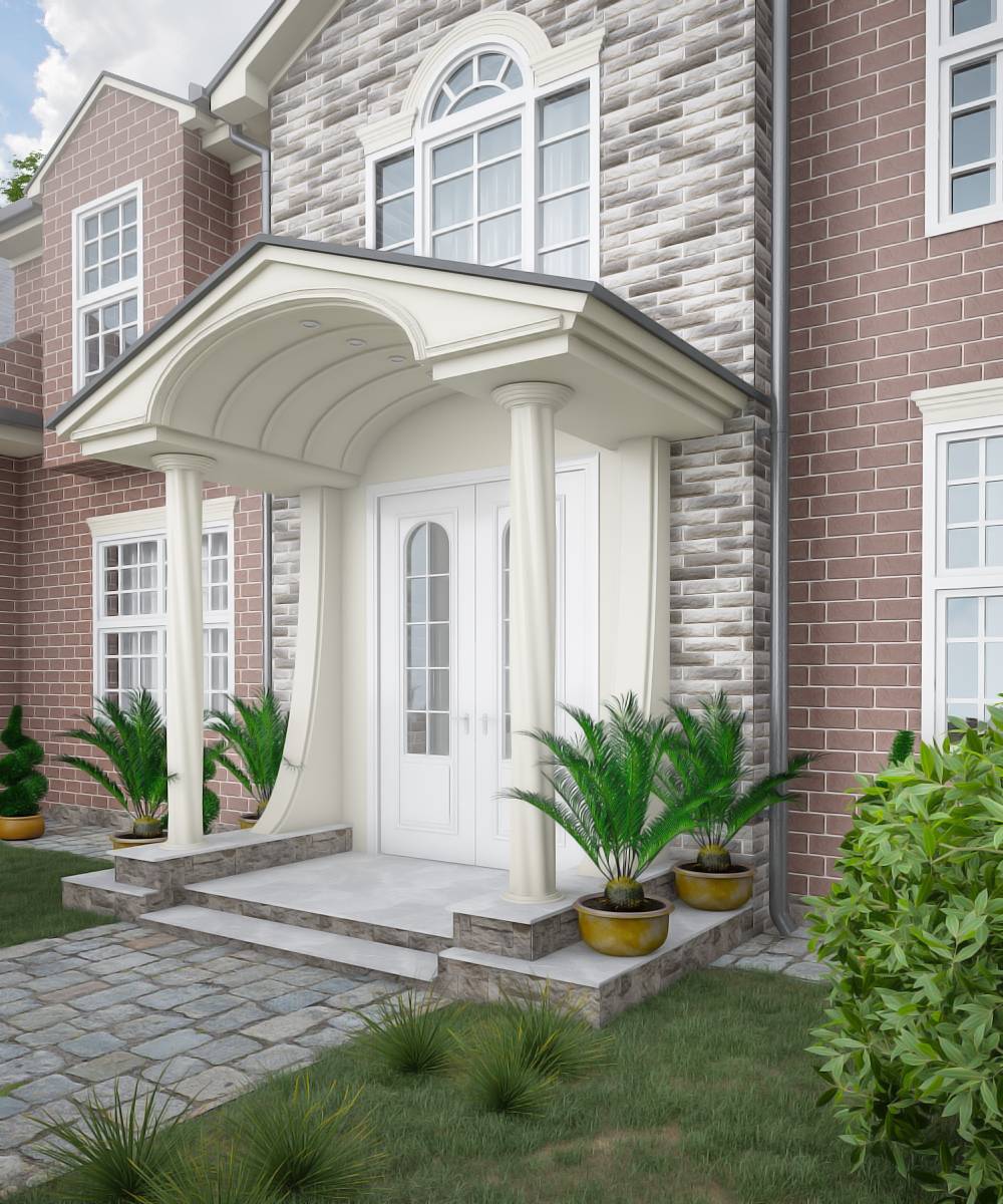 Design project for Add roof over front porch in United States | Arcbazar