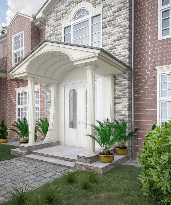 Design project for Add roof over front porch in United States | Arcbazar