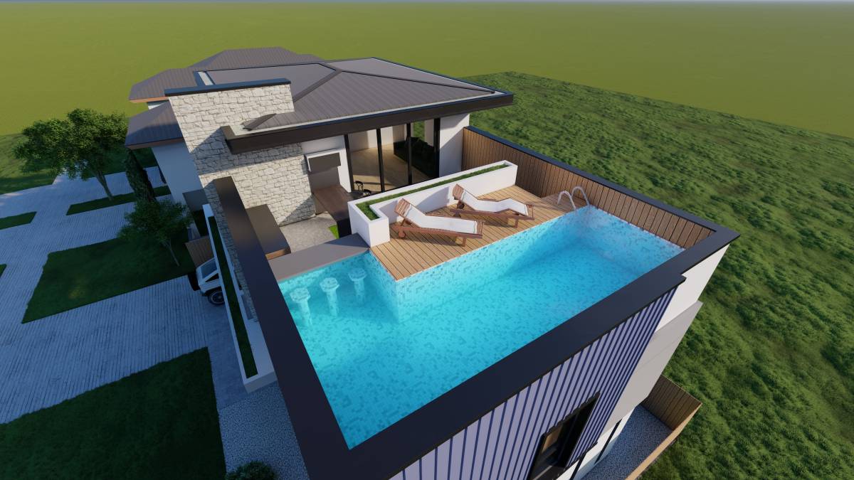 Design project for Residential Façade exterior design and interior ...