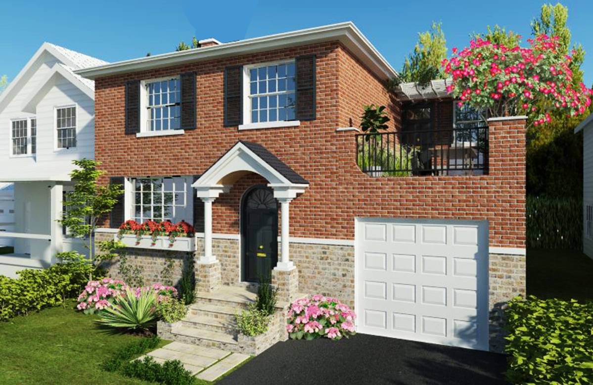 Design project for Exterior House Design w/ Rooftop Patio in Canada ...