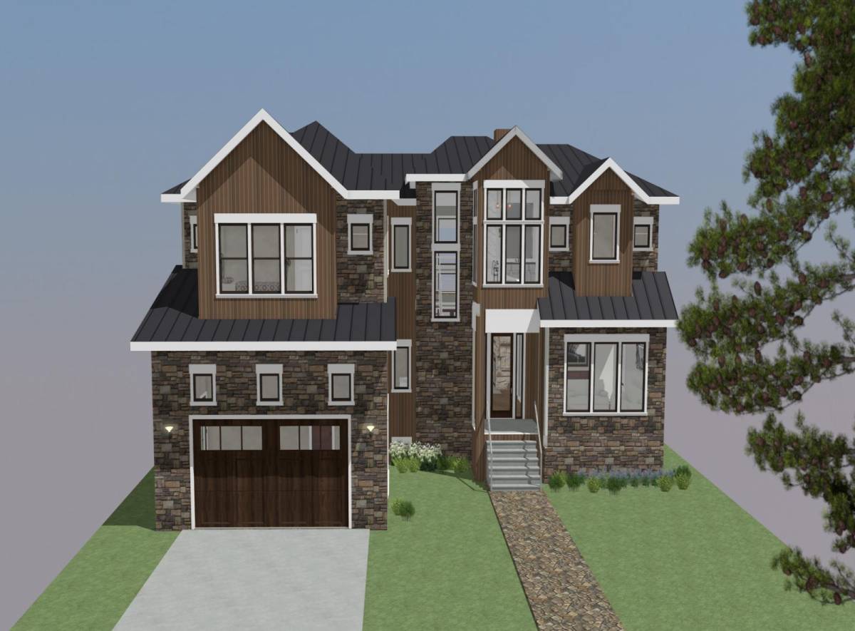 Design project for New home floor plan and elevations in United States ...