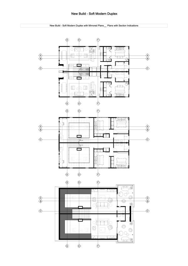 Design project for New Build - Soft Modern Duplex in United States ...