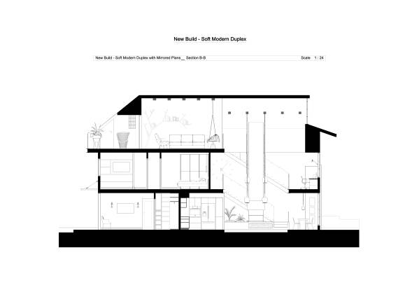 Design project for New Build - Soft Modern Duplex in United States ...