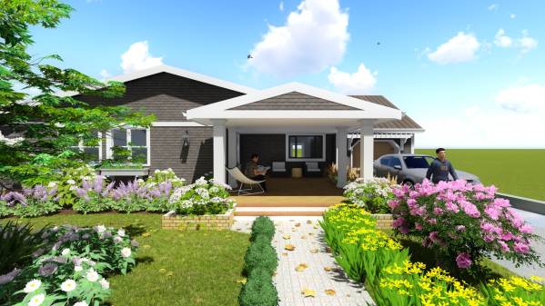 Design project for Update Exterior Facade in Canada | Arcbazar