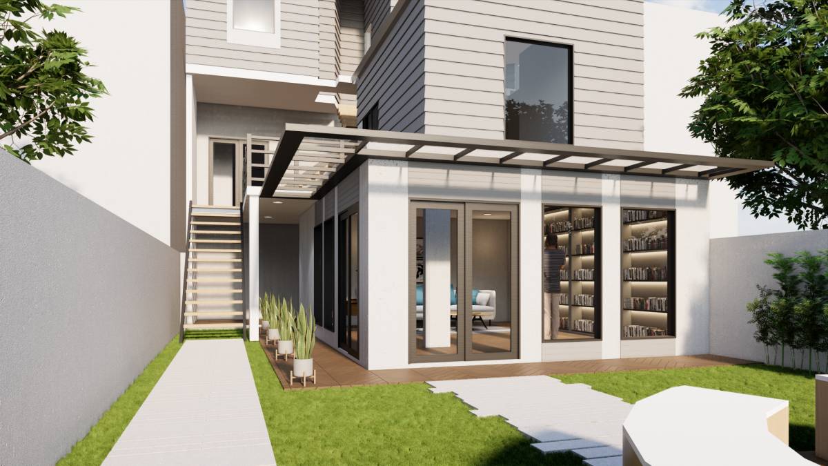 Design project for Brownstone exterior renovation in United States ...