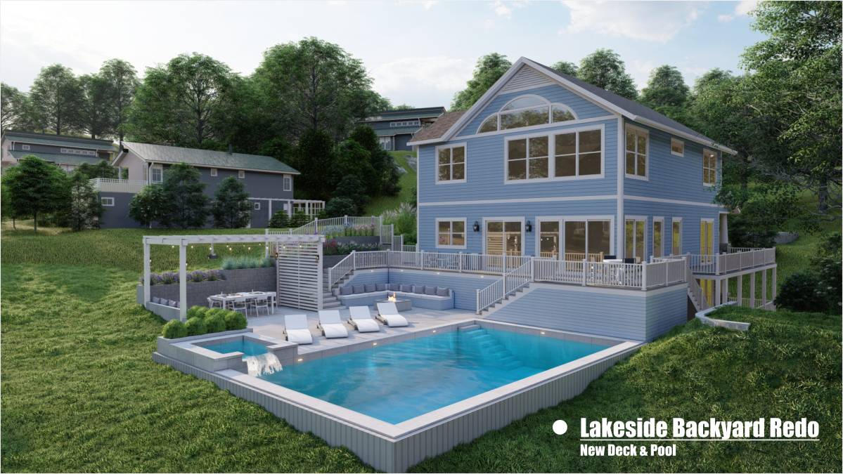 Design project for Lakeside backyard redo in United States | Arcbazar