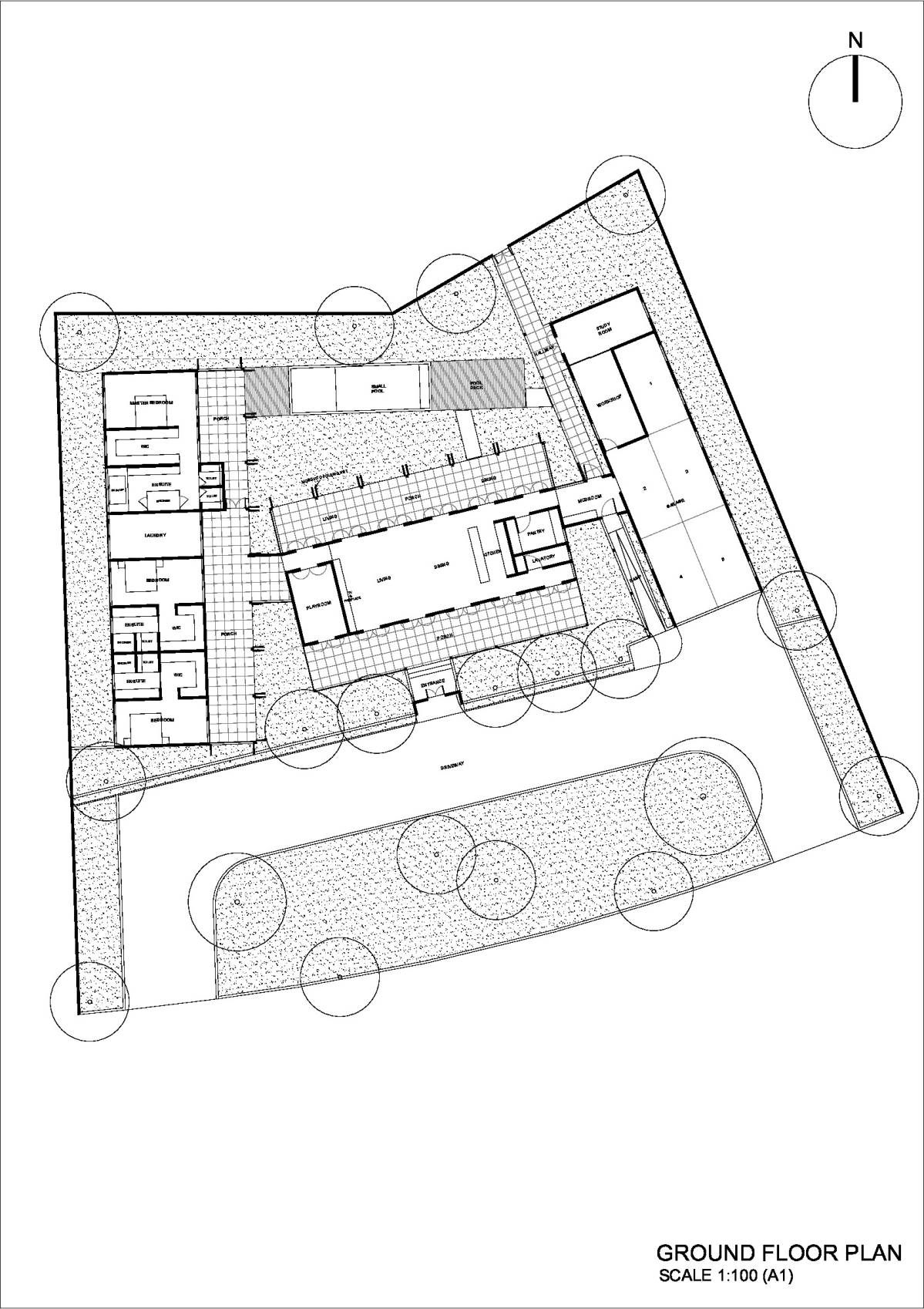 Design project for LM Residence Floor Plan in United States | Arcbazar