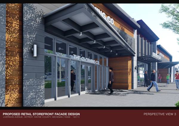 Design project for Retail Storefront Facade in United States | Arcbazar