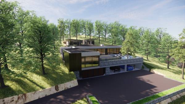 Casas Unifamiliares Diseñado porA Fi - Glen Tui Eco House - Upper ...