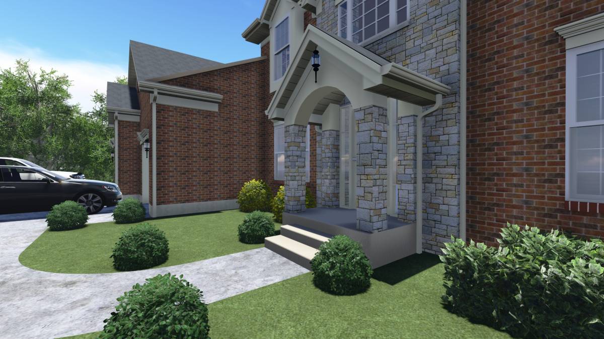 Design project for Add roof over front porch in United States | Arcbazar