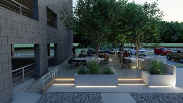Design project for Office Building Outdoor Lounge in United States ...