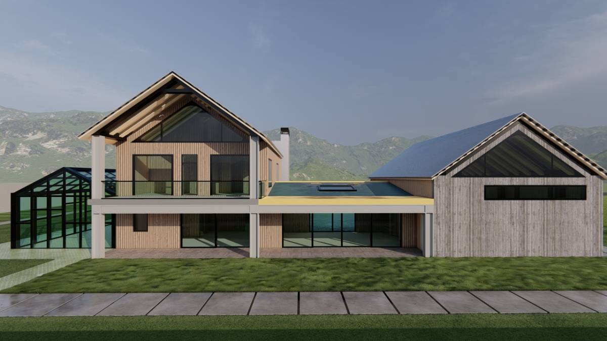 Design project for Rustic Modern Mountain House in United States | Arcbazar