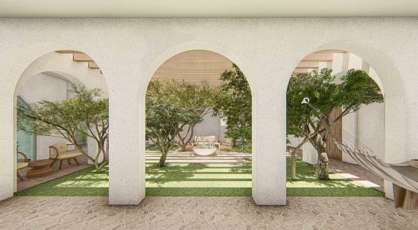 Design project for Small courtyard house plan in Saudi Arabia | Arcbazar
