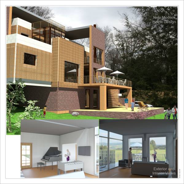 Design project for New Modern Home Design in United States | Arcbazar