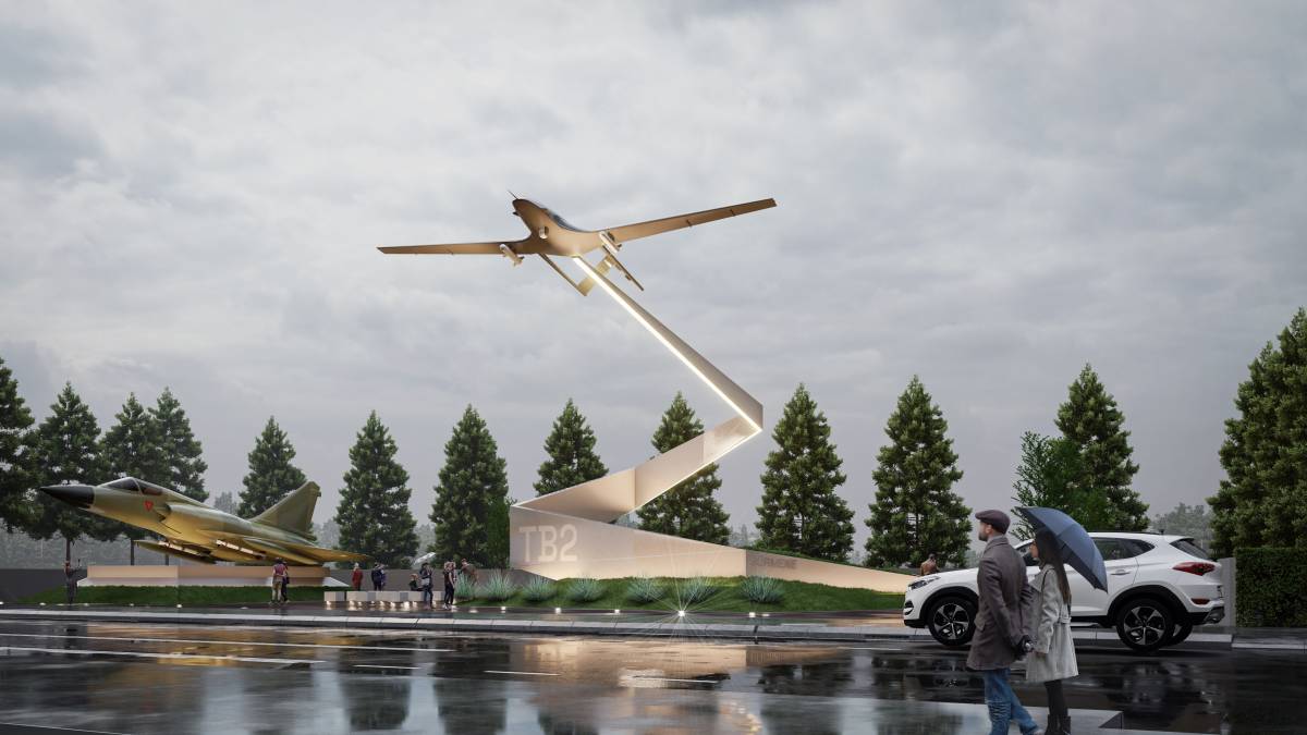 Design project for Monument/Sculpture to the TB2 Drone in Turkey | Arcbazar