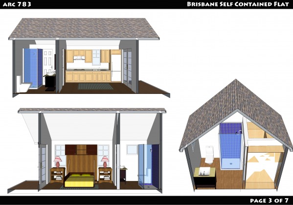 Design project for Brisbane Self Contained Flat in Australia | Arcbazar