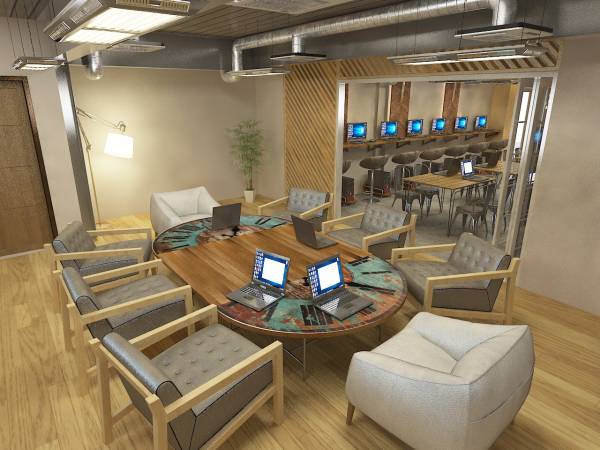 Design project for Internet Cafe Interior Design in Papua New Guinea ...