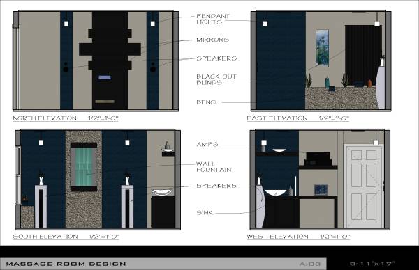 Design project for Massage Room in United States | Arcbazar