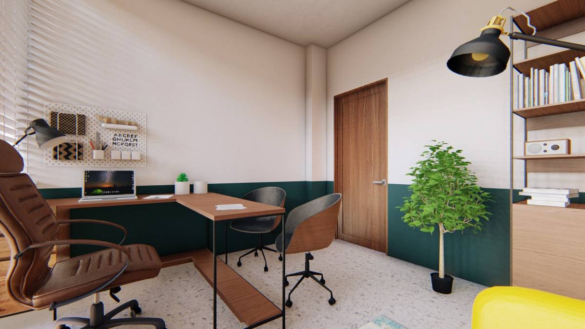 Design project for Furnishing and decorating a University lab/office ...
