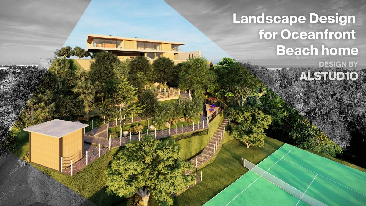 Design project for Landscape Design for Oceanfront Beachhome in Costa ...