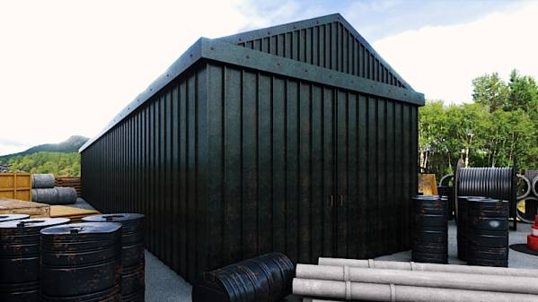 Design project for Plans and render for storage shed and just render ...