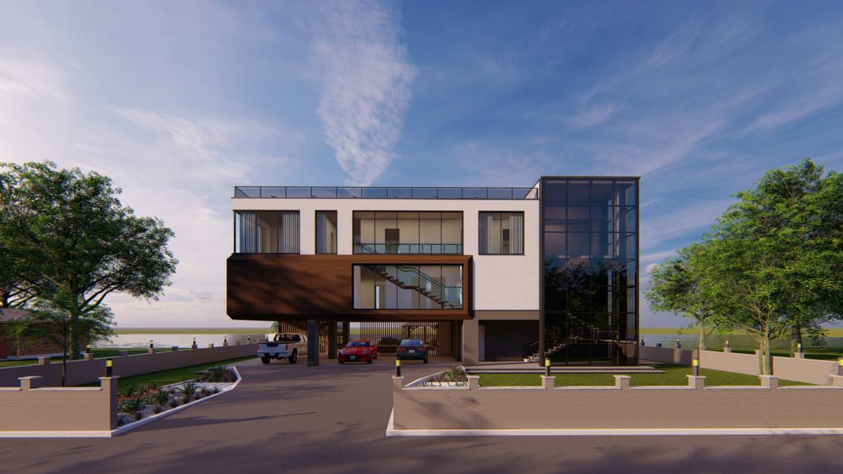 Design project for Modern Waterfront Home in United States | Arcbazar