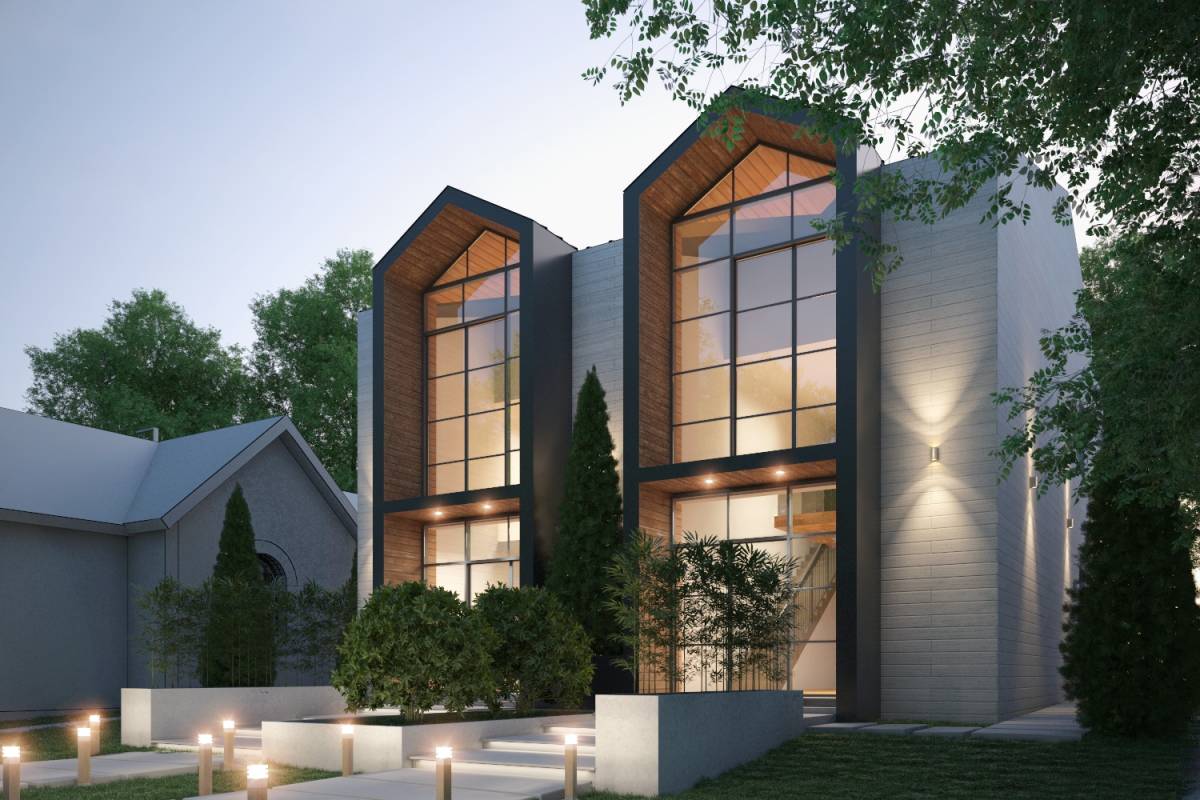 Design project for New Build - Soft Modern Duplex in United States ...