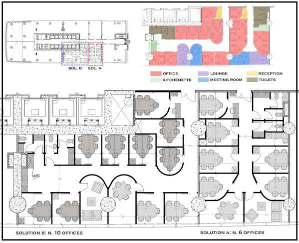 Office Building Lobby Floor Plan