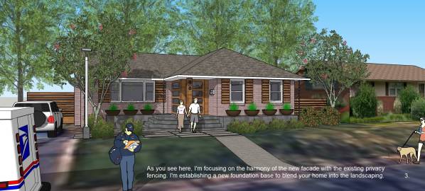 Design project for Brick Rancher Exterior Rehab in United States | Arcbazar