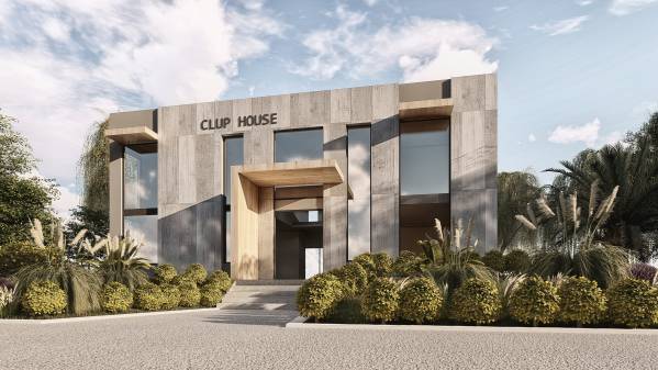 Design project for Apartment Clubhouse Renovation, Exterior and ...