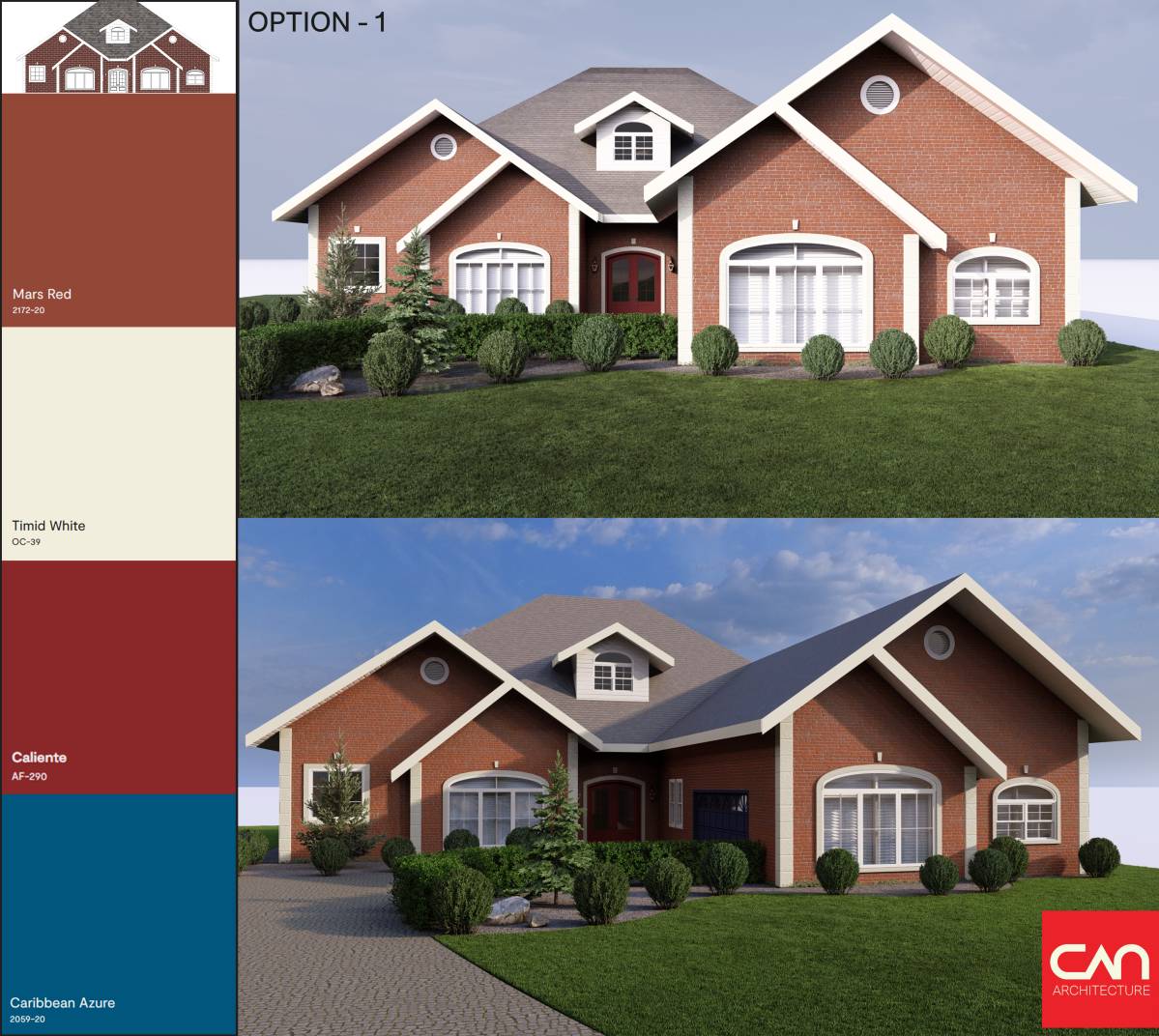 Design project for Front Elevation Update in United States | Arcbazar