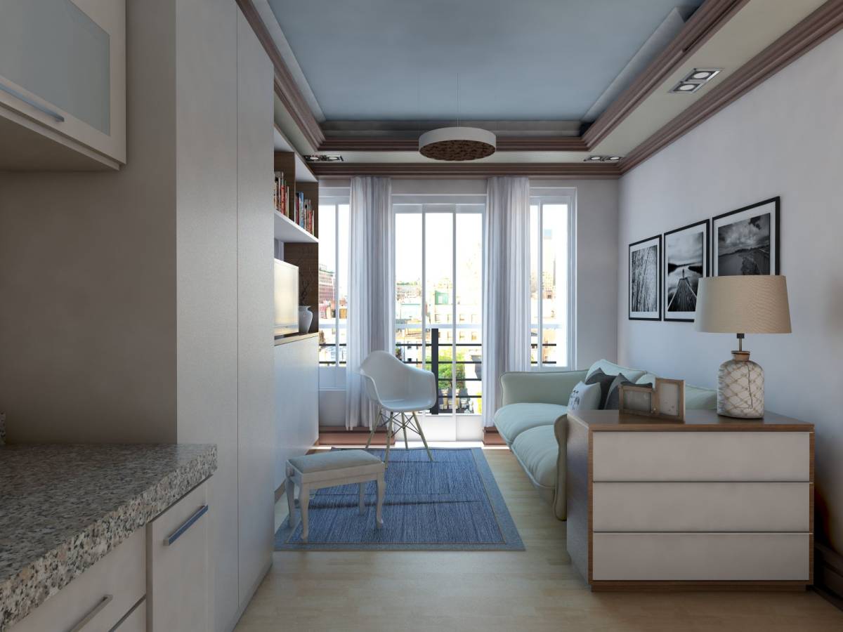 Design project for Shoebox-size studio apartment in Singapore | Arcbazar