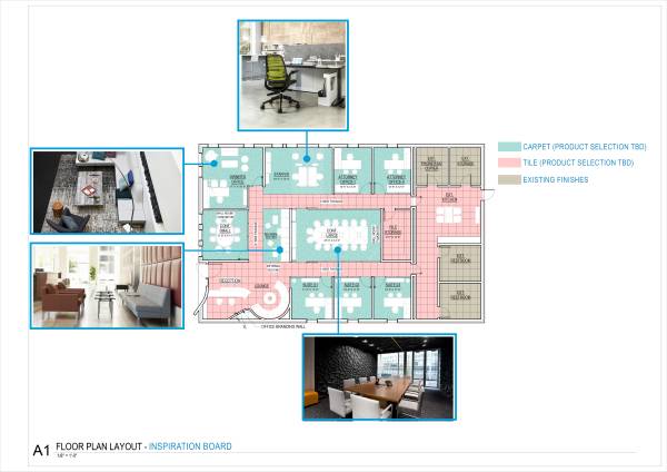 Design project for New Floorplan for Law Office in United States | Arcbazar