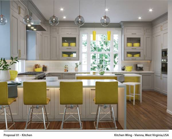 Design project for Kitchen Wing in United States | Arcbazar