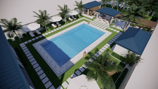 Design project for My Dream Backyard and Pool Area in Trinidad and ...