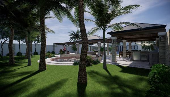 Design project for My Dream Backyard and Pool Area in Trinidad and ...